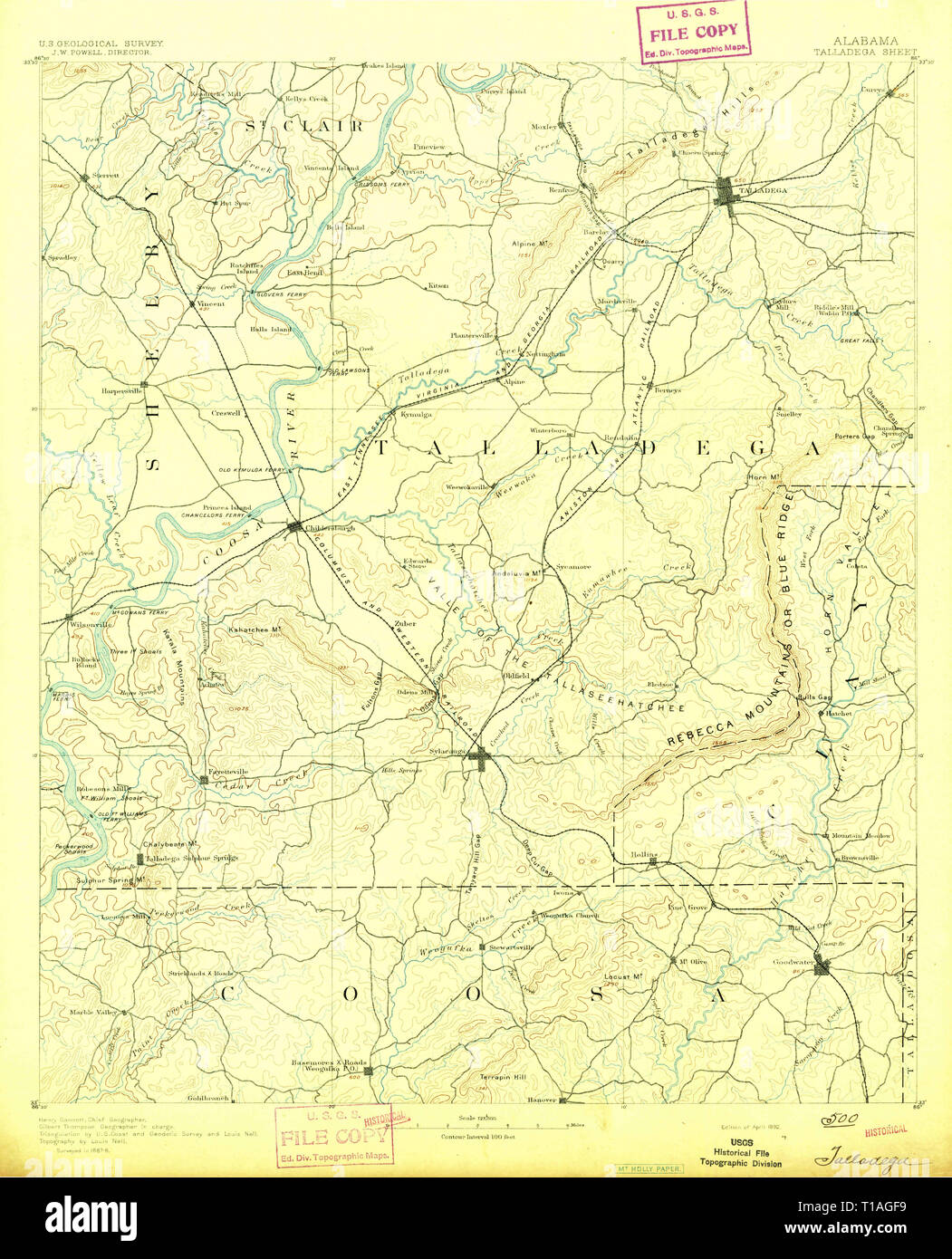 Map of talladega hi-res stock photography and images - Alamy