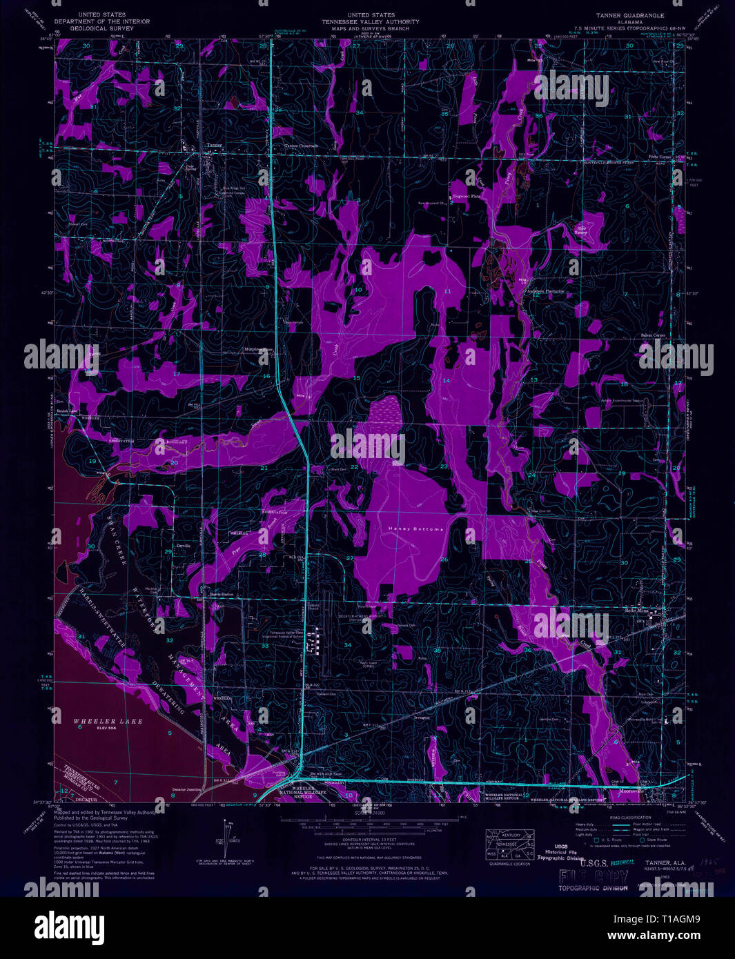 Map alabama 1963 hi-res stock photography and images - Alamy