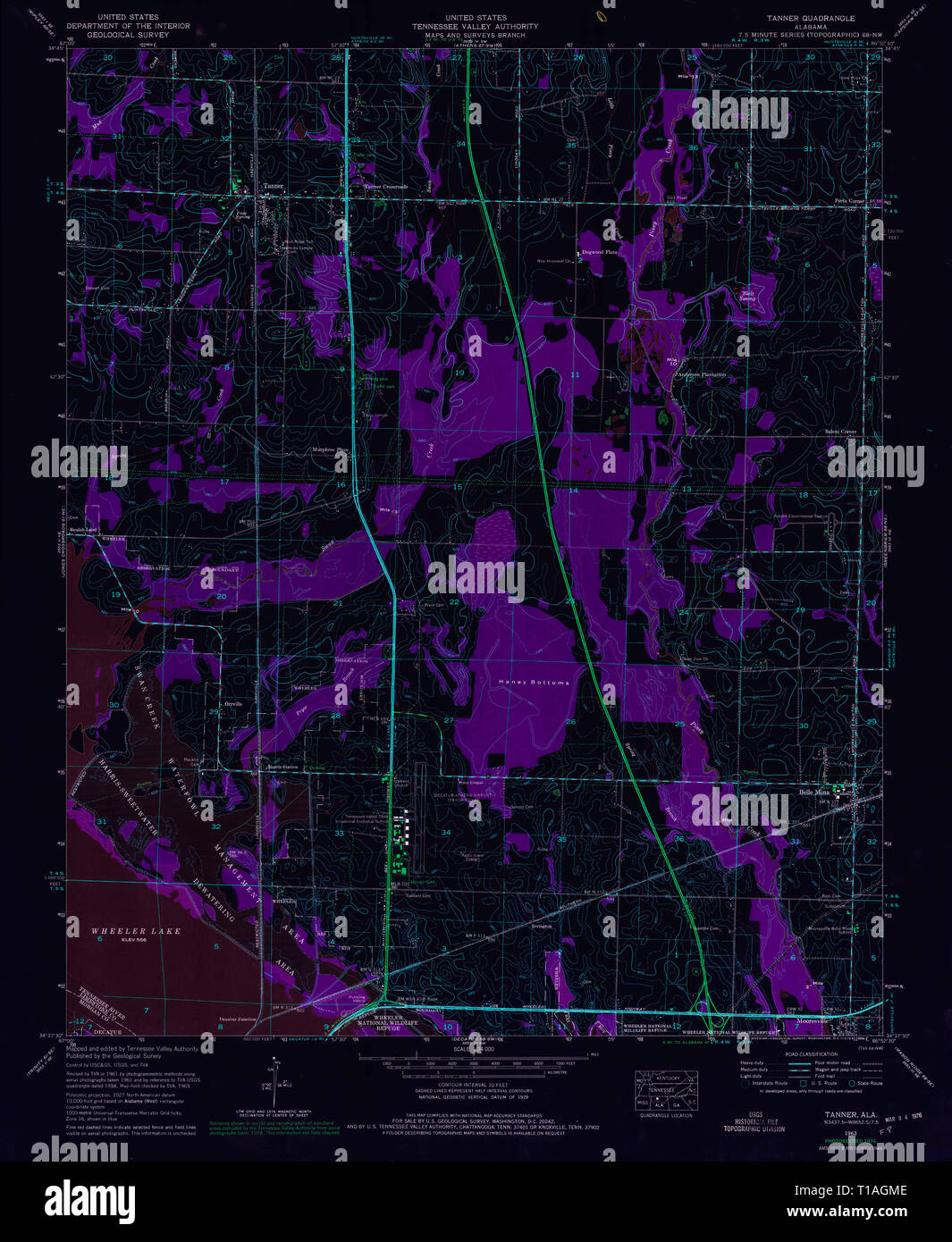 Map alabama 1963 hi-res stock photography and images - Alamy