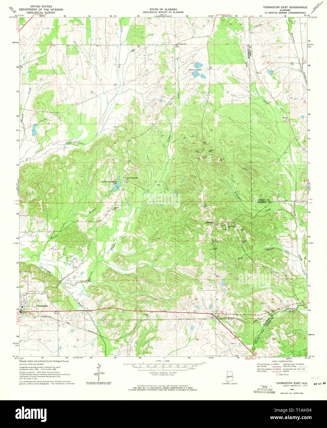 Map of thomaston hi-res stock photography and images - Alamy