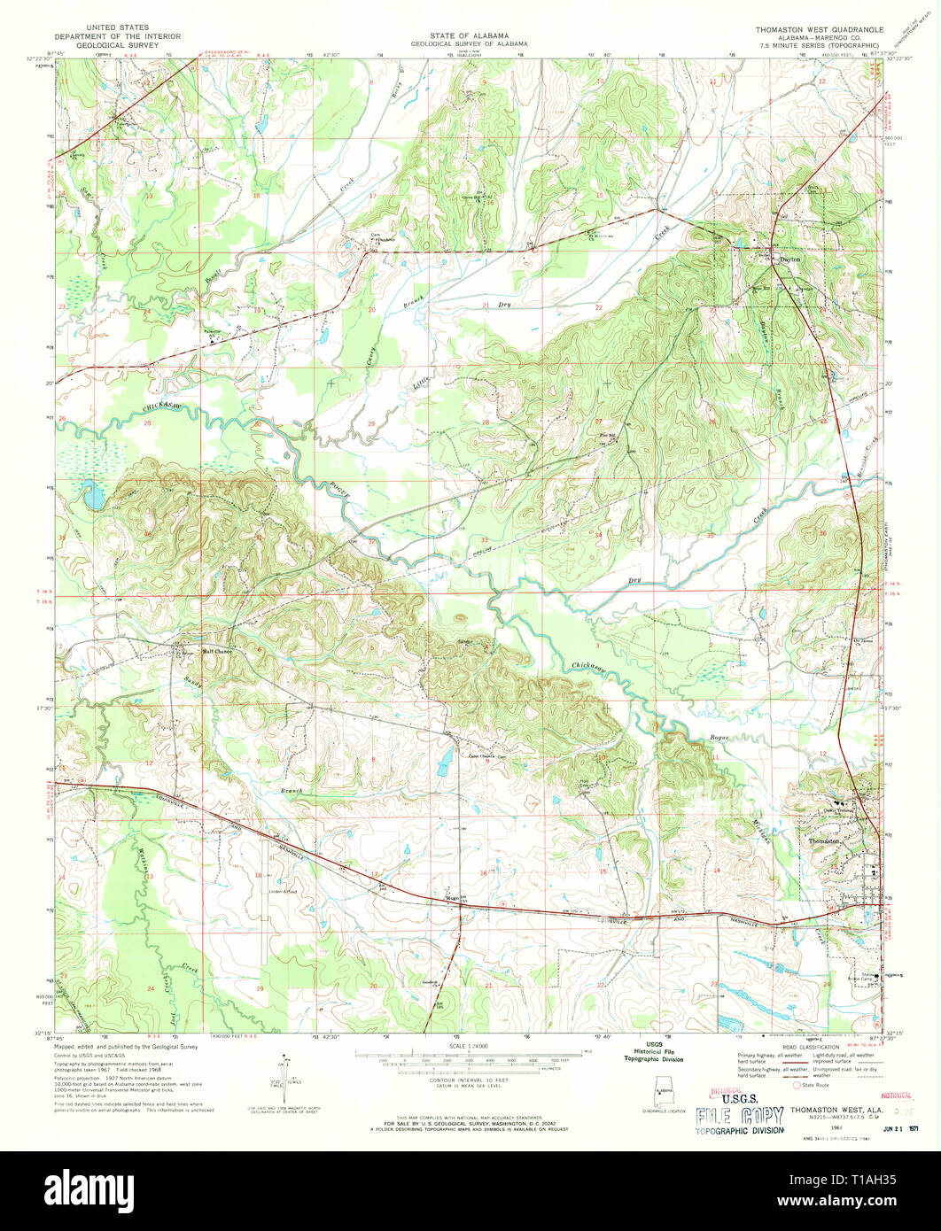 Map of thomaston hi-res stock photography and images - Alamy