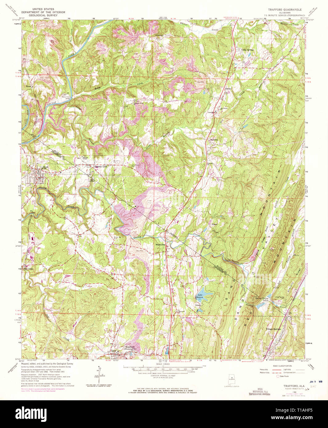 Trafford map hi-res stock photography and images - Alamy