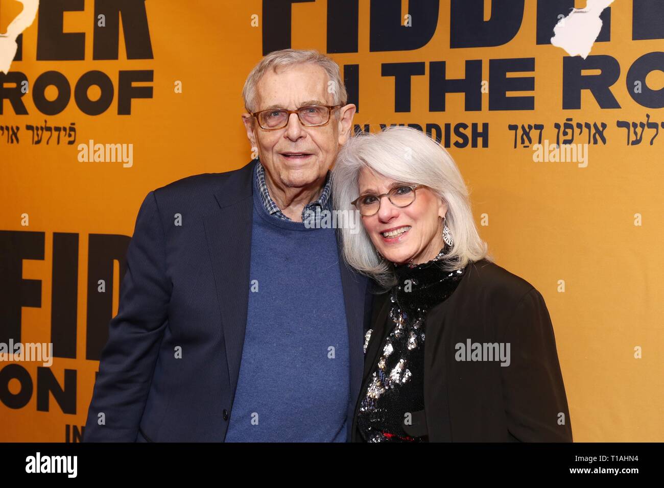 Opening night for Fiddler On The Roof In Yiddish at the Stage 42 ...