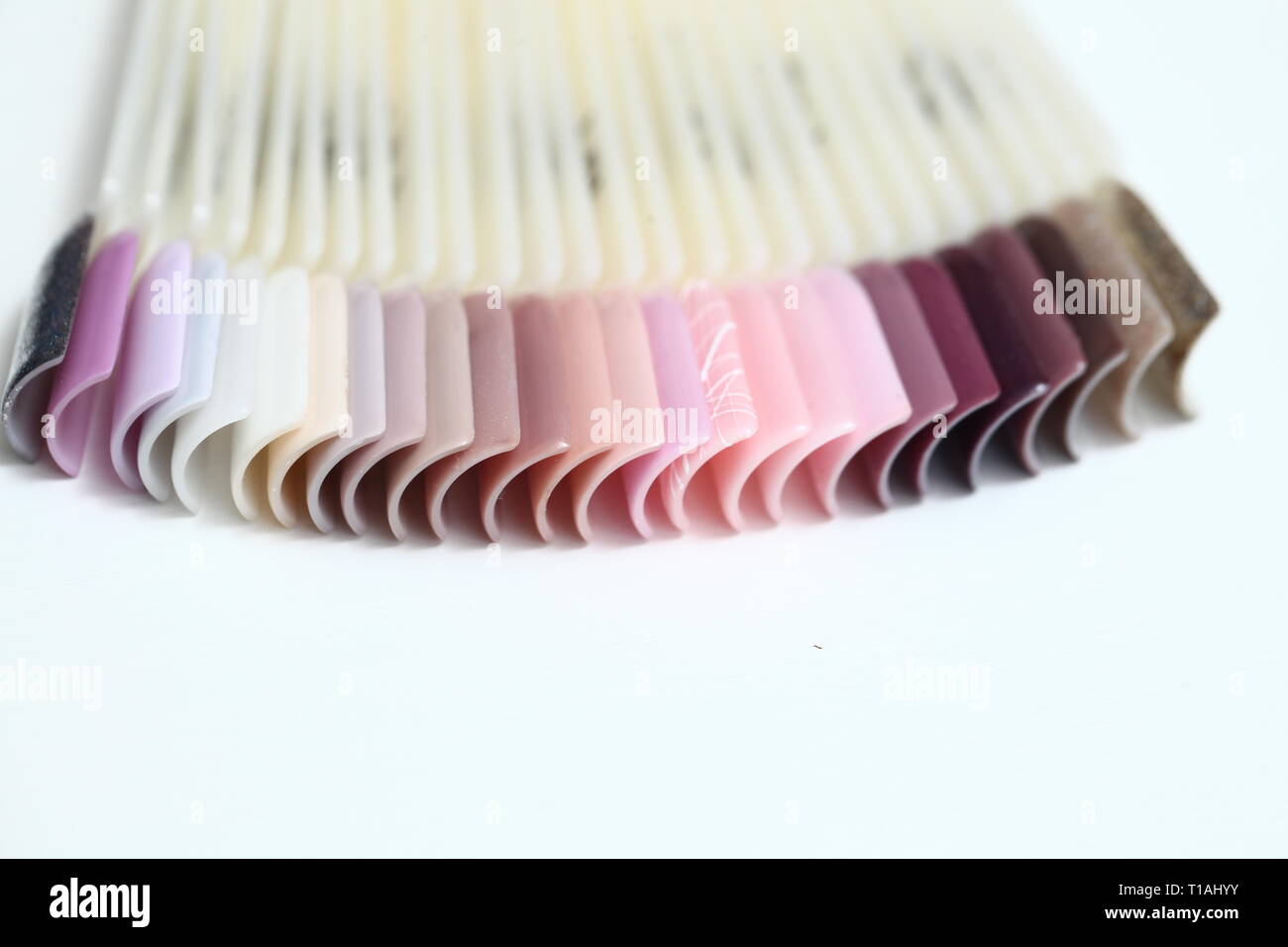 female nail manicure processing Stock Photo - Alamy
