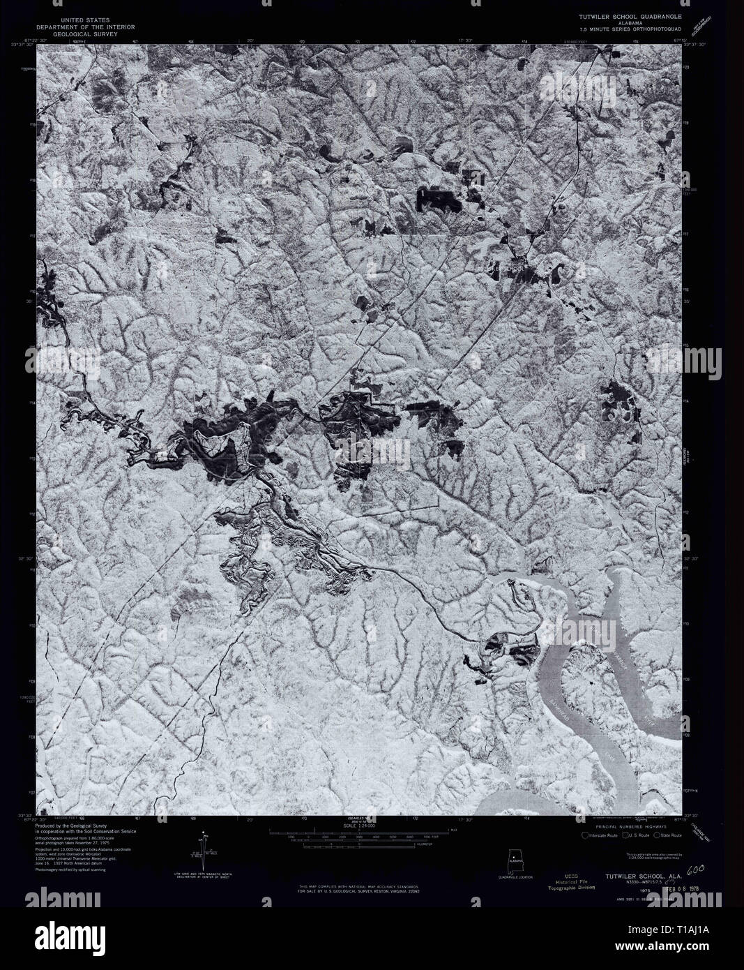 Map of tutwiler hi-res stock photography and images - Alamy