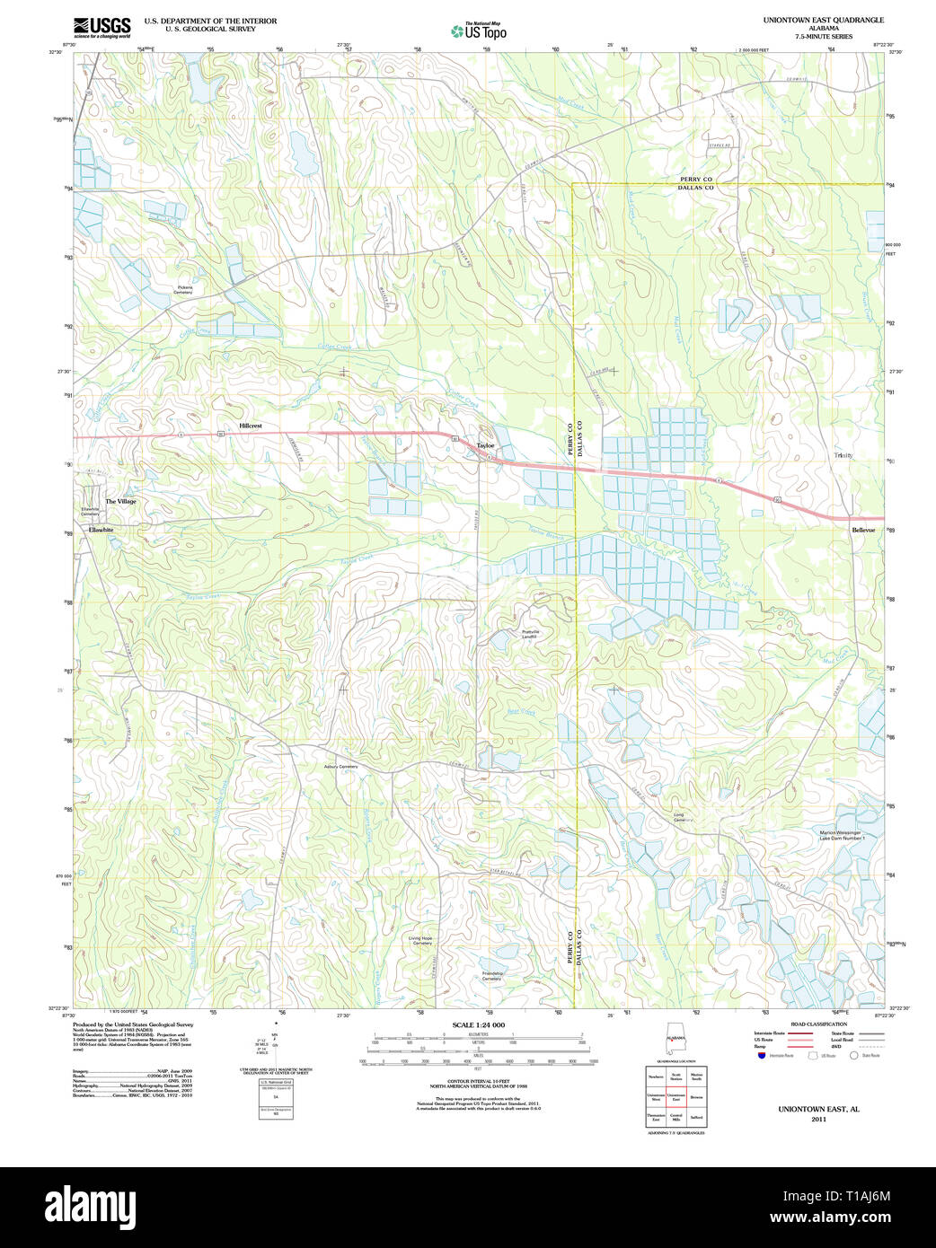Uniontown map hi-res stock photography and images - Alamy