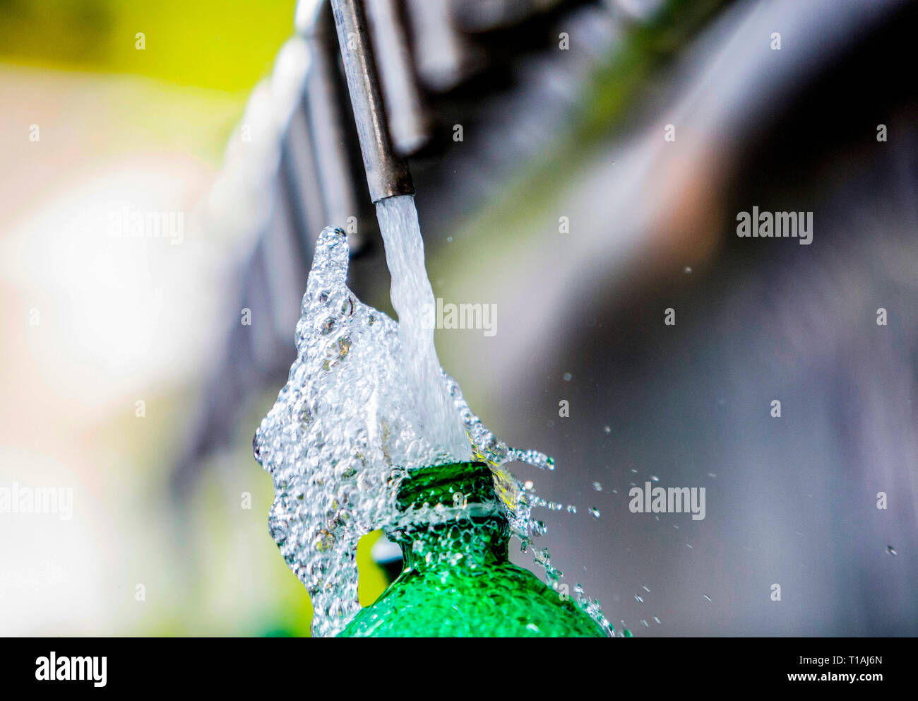 Customers get water at a source in Rome, Italy Stock Photo - Alamy