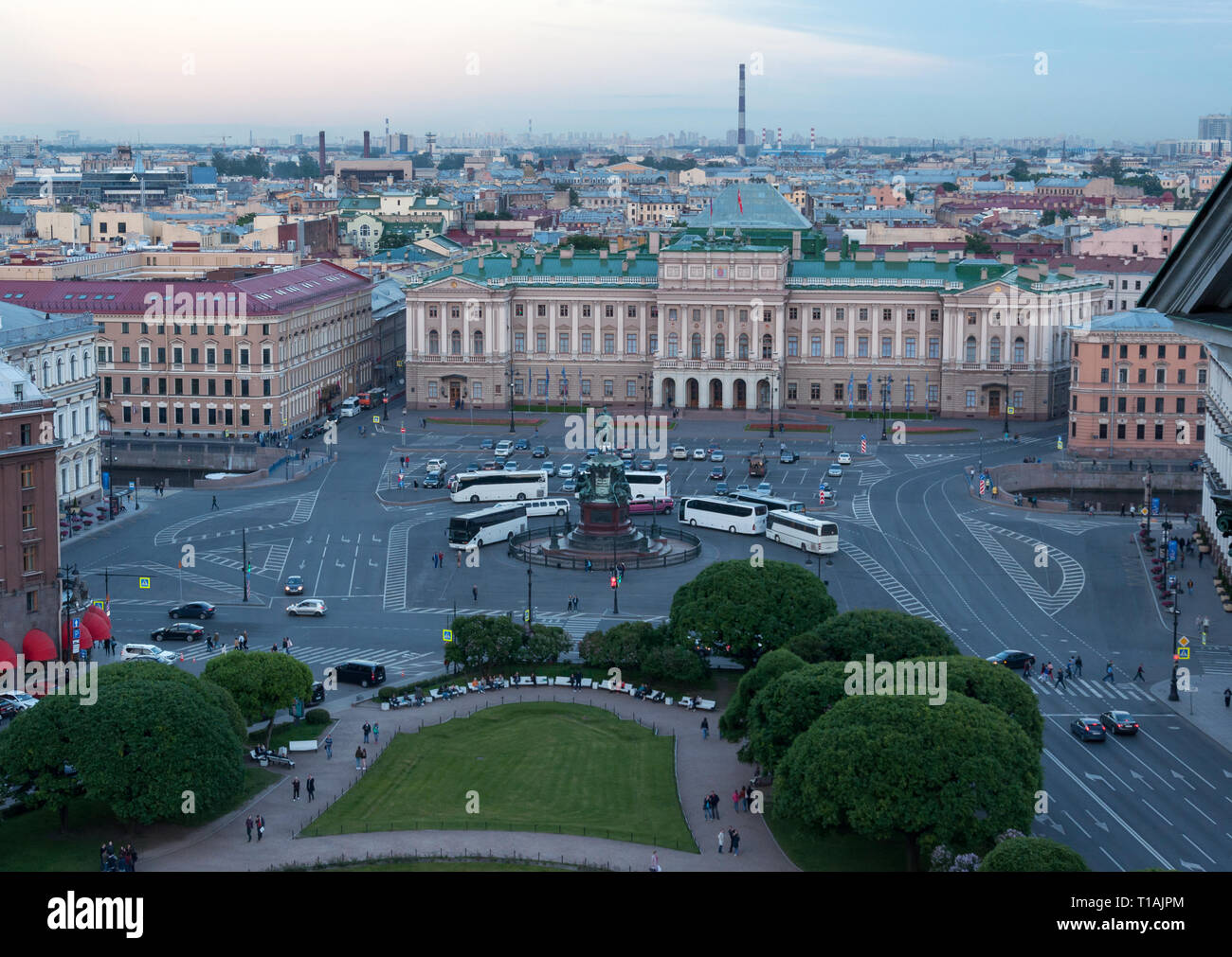 White nights in St.Petersburg Stock Photo - Alamy