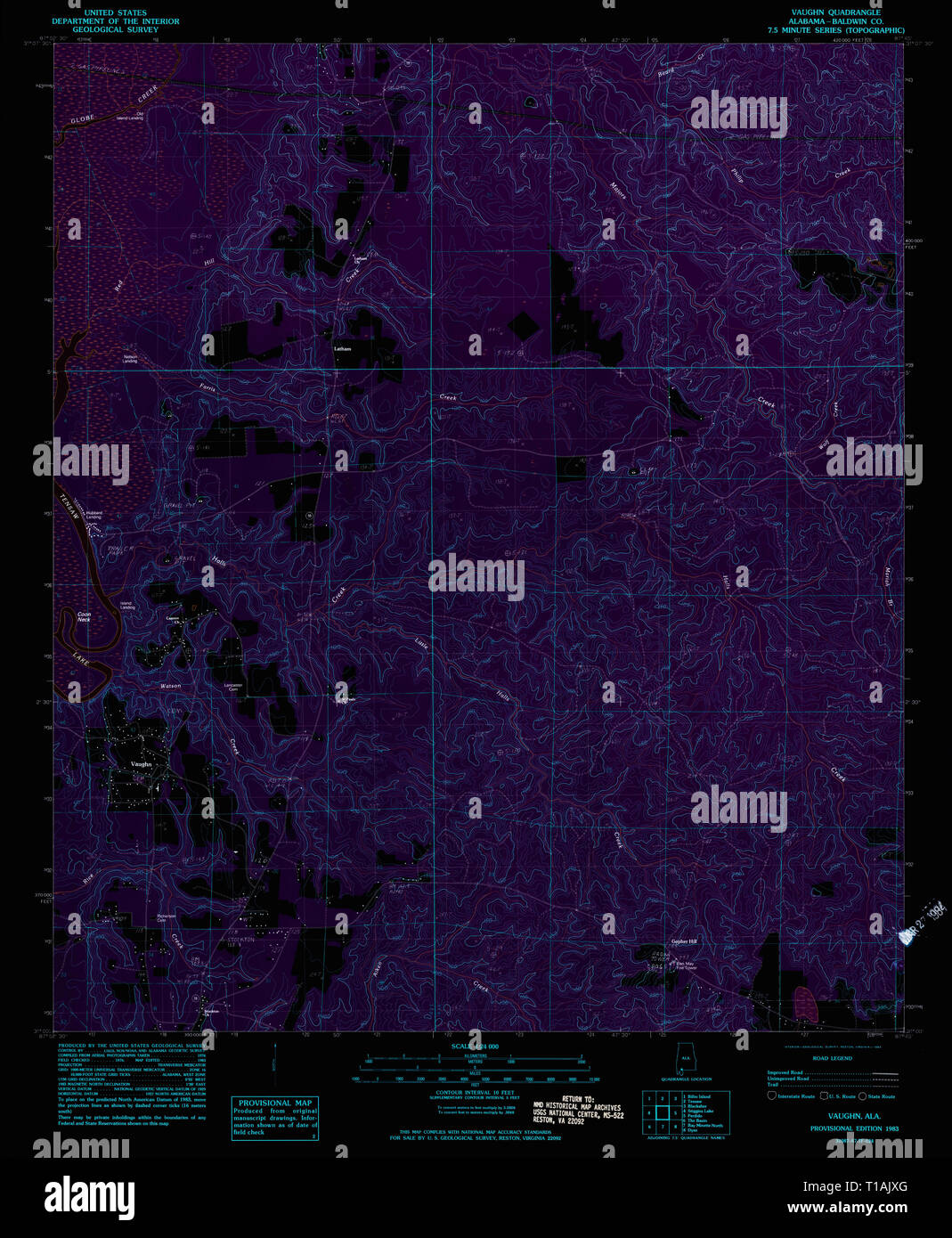 Map of vaughn hi-res stock photography and images - Alamy