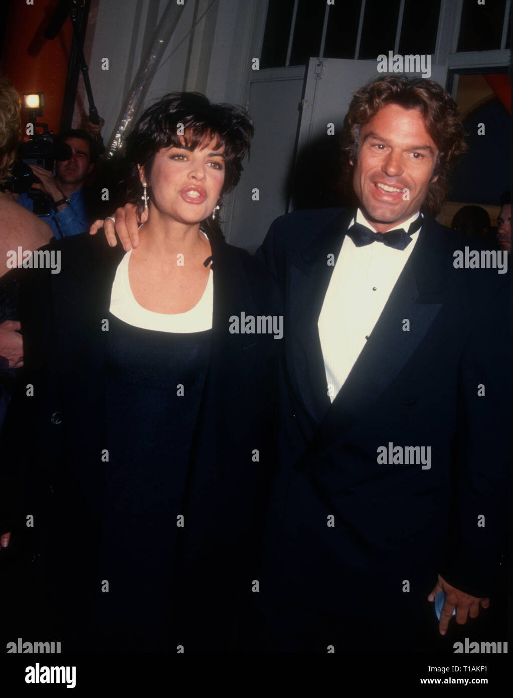 LOS ANGELES, CA - MARCH 6: Actress Lisa Rinna and actor Harry Hamlin ...