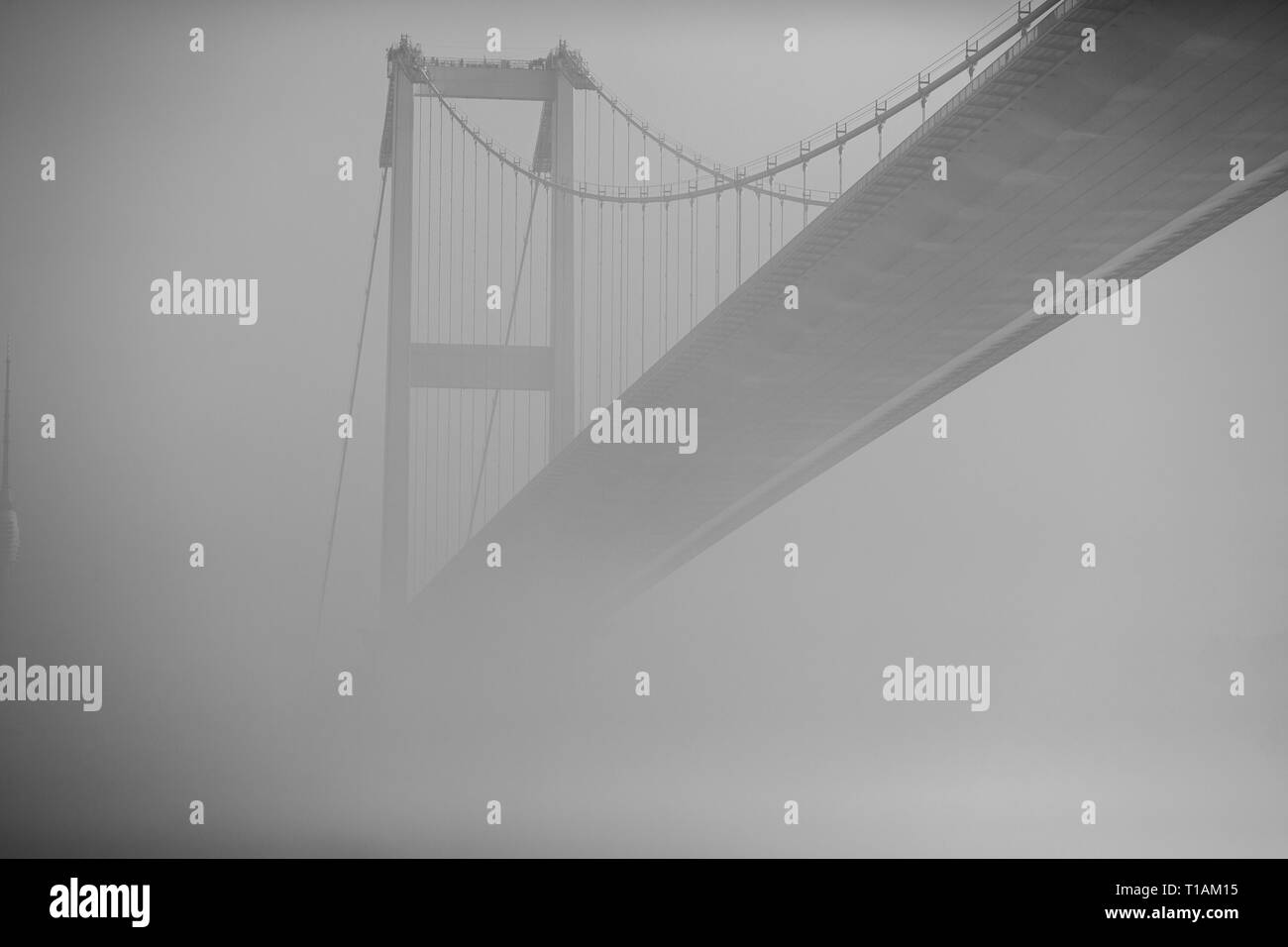 Cloudy day waterfront Black and White Stock Photos & Images - Alamy