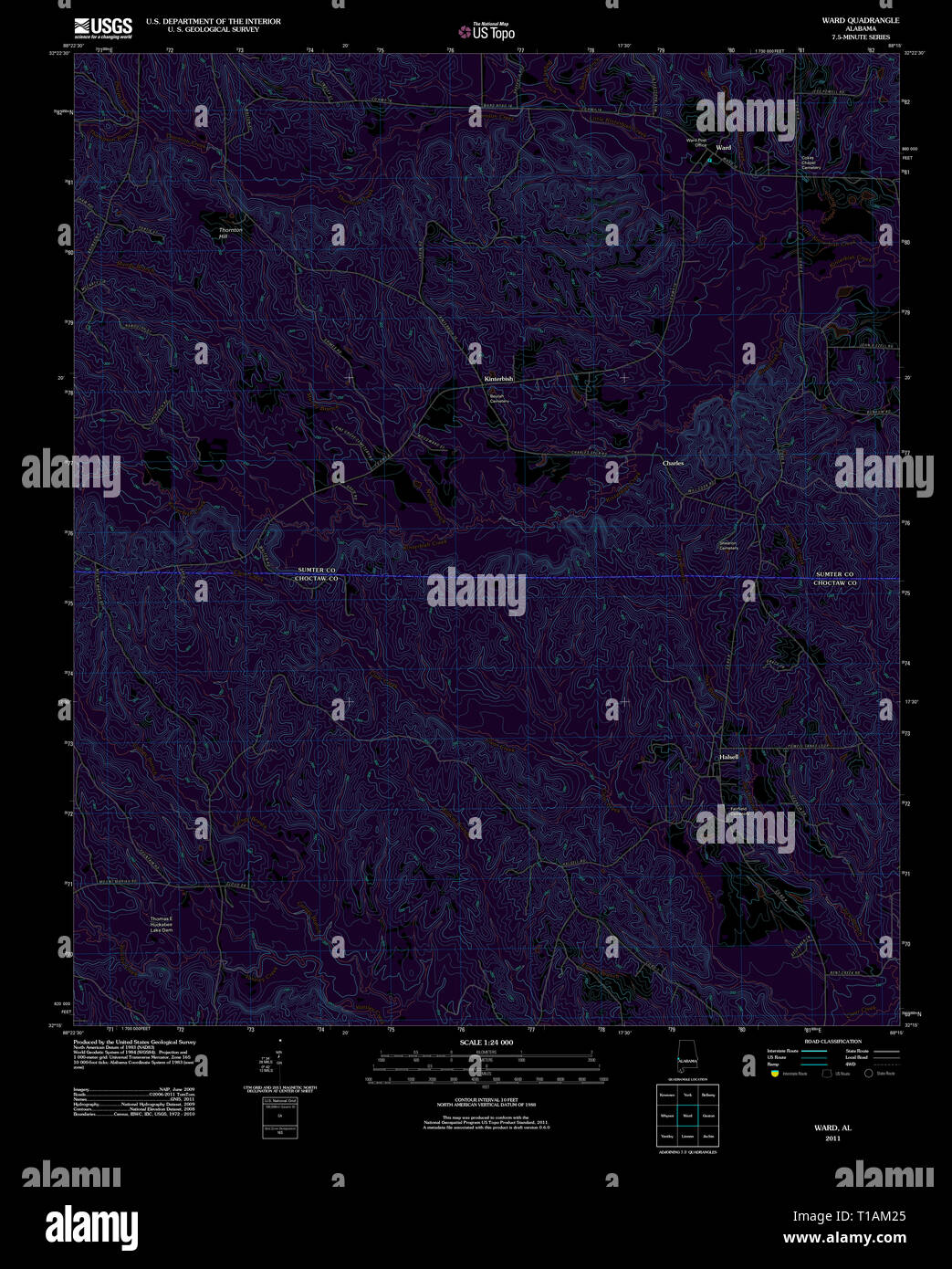 Ward maps hi-res stock photography and images - Alamy