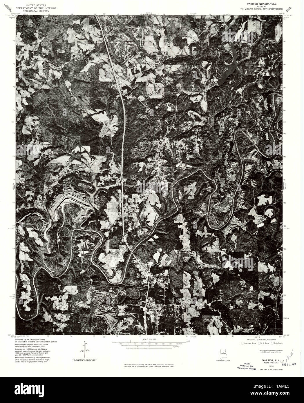 1975 united states map hi-res stock photography and images - Alamy