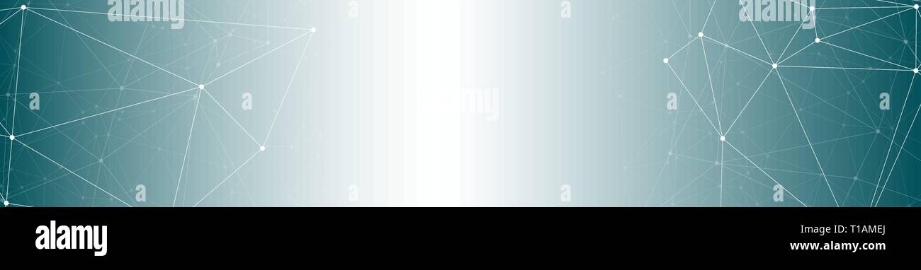 Digital technology industry innovation, abstract polygonal background many vector lines and ...