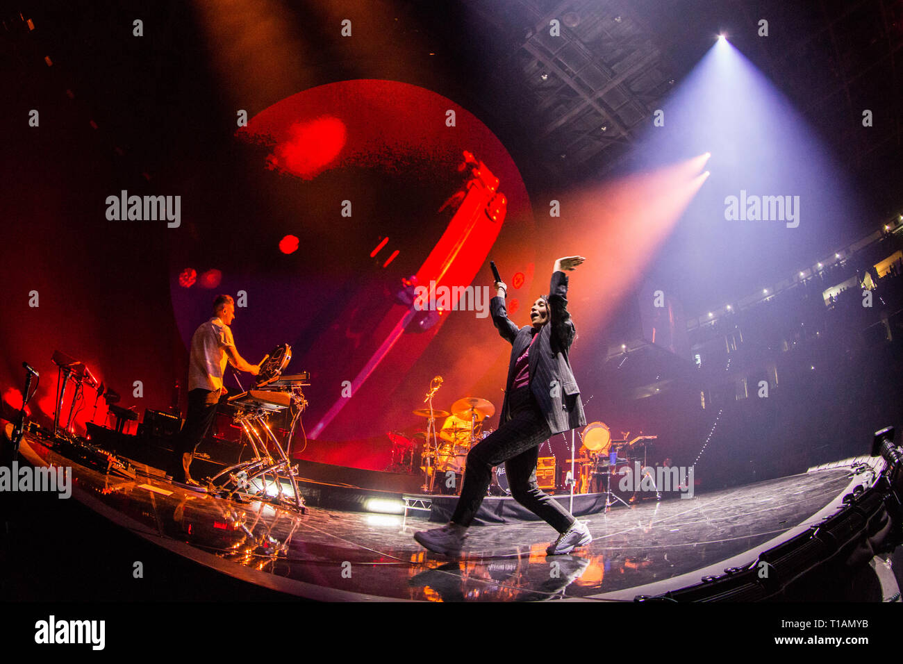 Turin, Italy. 24th Mar, 2019. The Canadian singer-songwriter Alessia ...