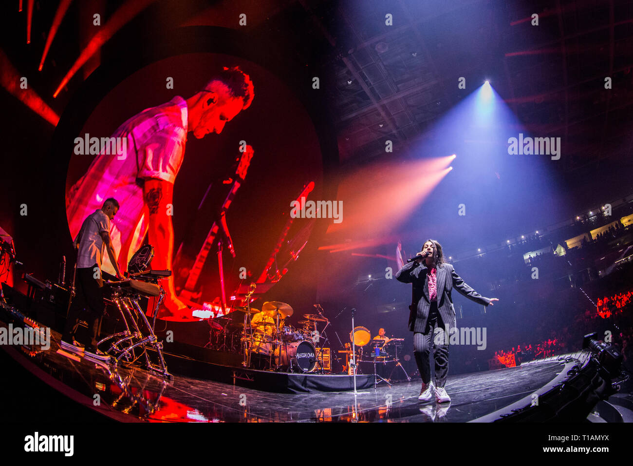 Turin, Italy. 24th Mar, 2019. The Canadian singer-songwriter Alessia ...