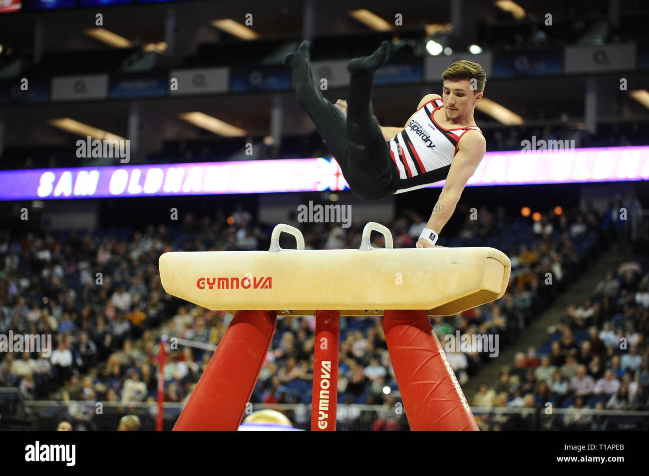 Dom Cunningham seen in action during the Superstars of Gymnastics, a ...