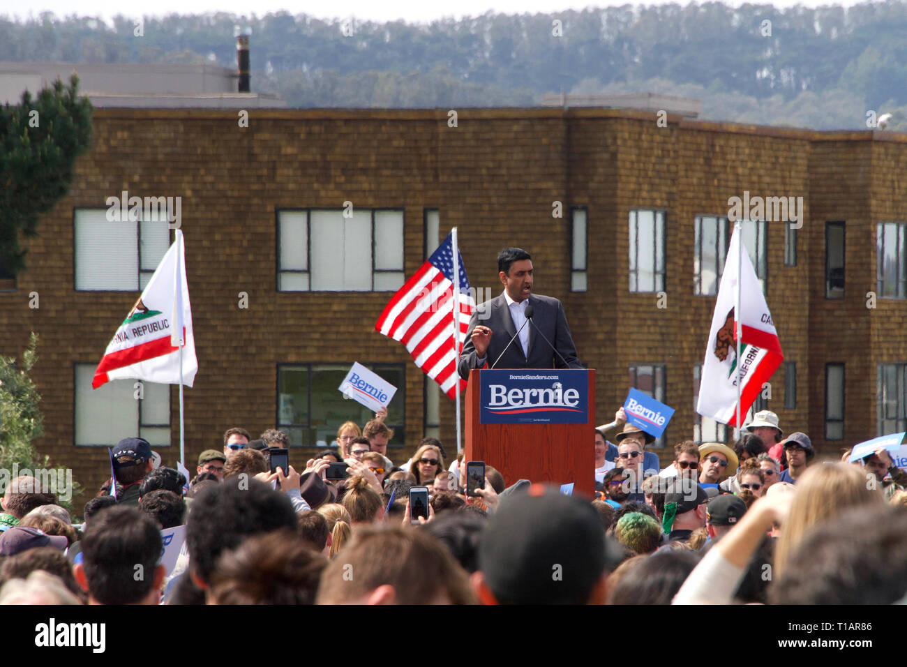 San Francisco, CA - March 24, 2019: Rohit Khanna, U.S. Representative ...