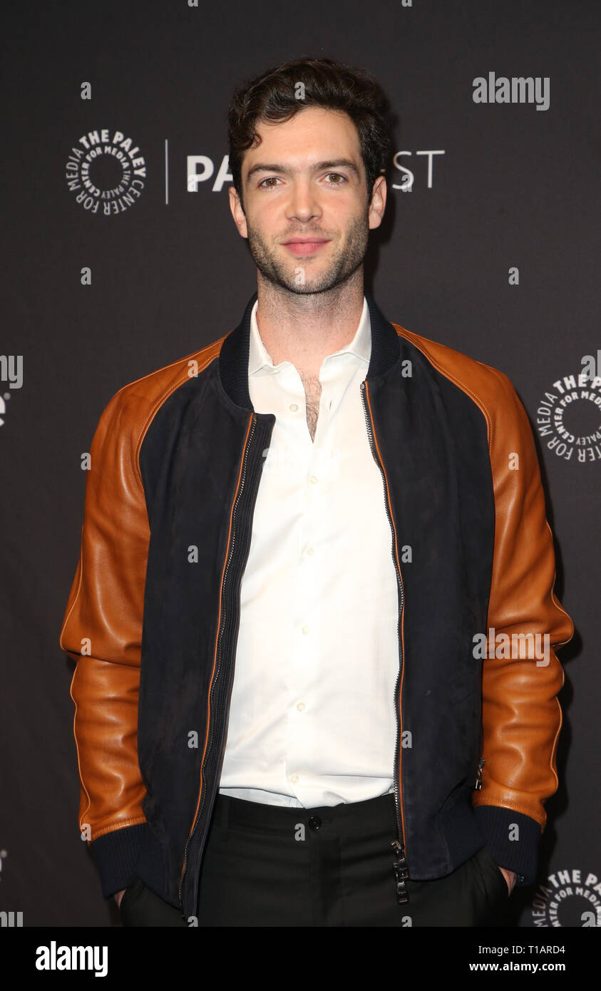 Hollywood, Ca. 24th Mar, 2019. Ethan Peck, at The Paley Center For ...