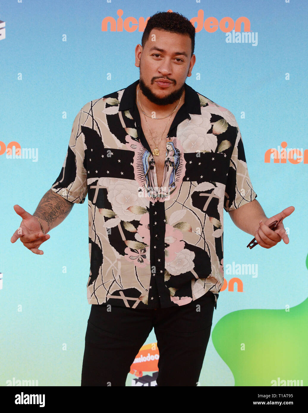 AKA attends Nickelodeon s 2019 Kids' Choice Awards at Galen Center on ...