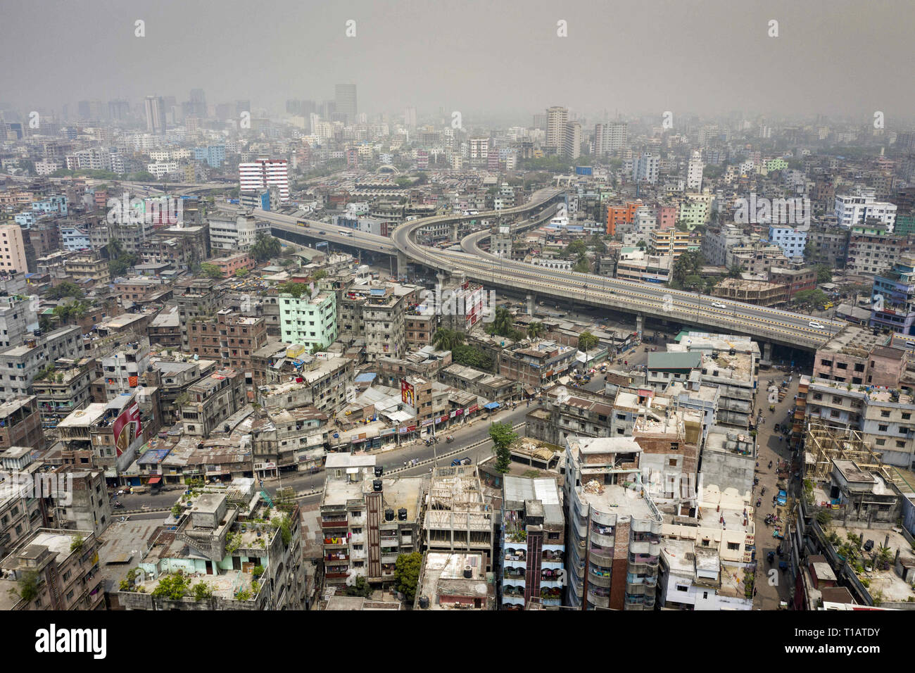Dhaka aerial density hi-res stock photography and images - Alamy