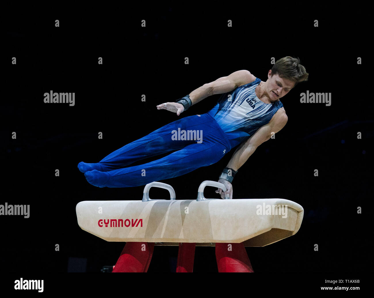 Allan Bower (USA) in action during Gymnastics World Cup 2019 at Genting ...