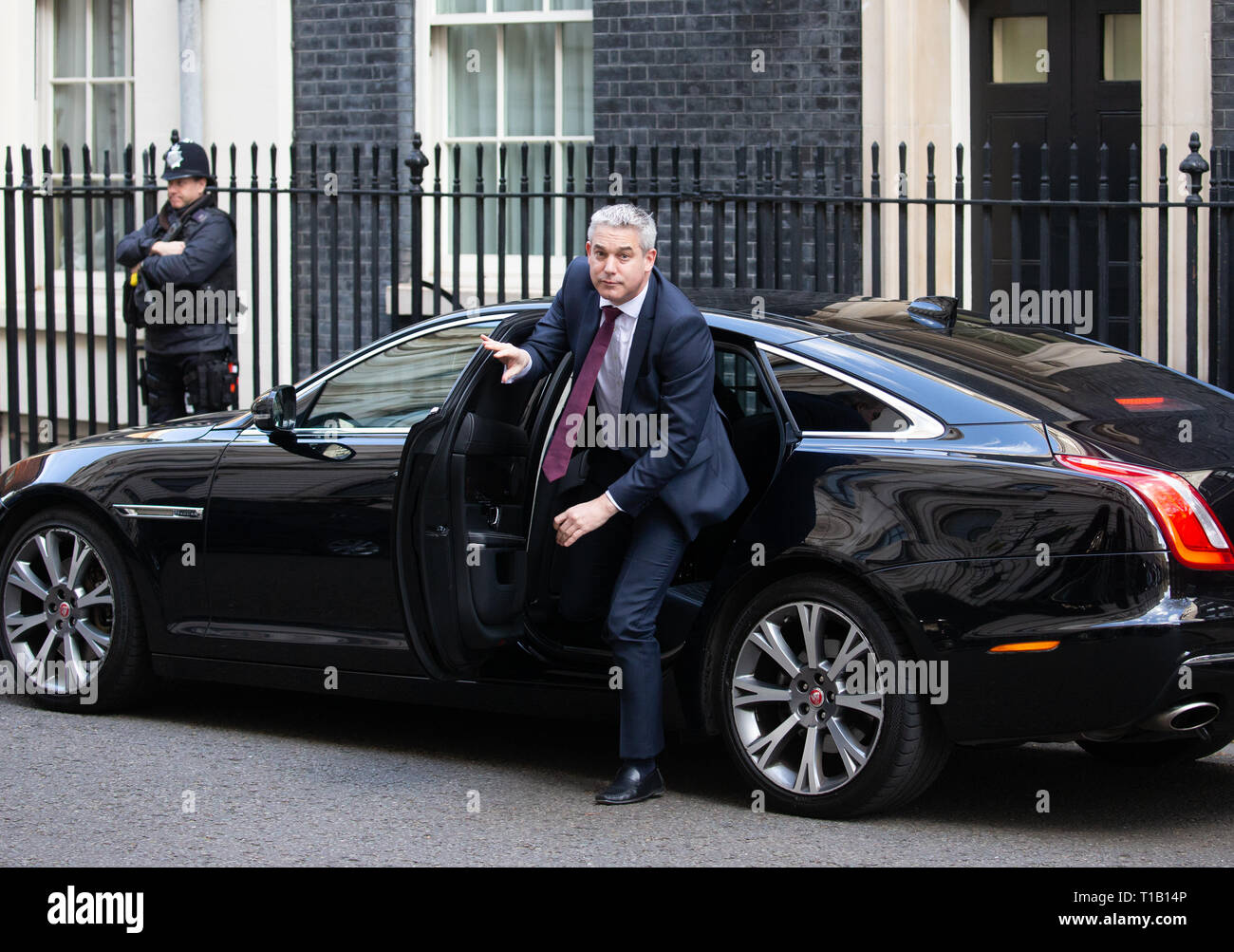 London, UK. 25th Mar, 2019. Stephen Barclay, Secretary of State for ...
