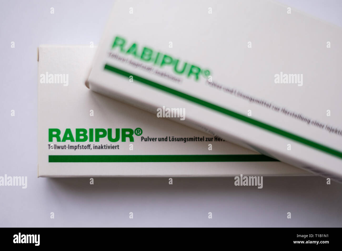 Hannover, Germany. 28th Feb, 2019. The Rabipur vaccine to protect ...