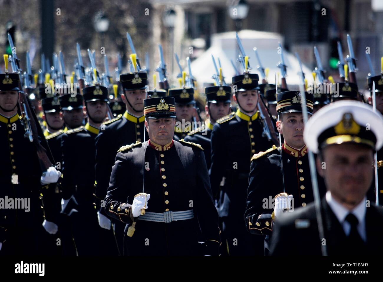 Greek army parade hi-res stock photography and images - Alamy