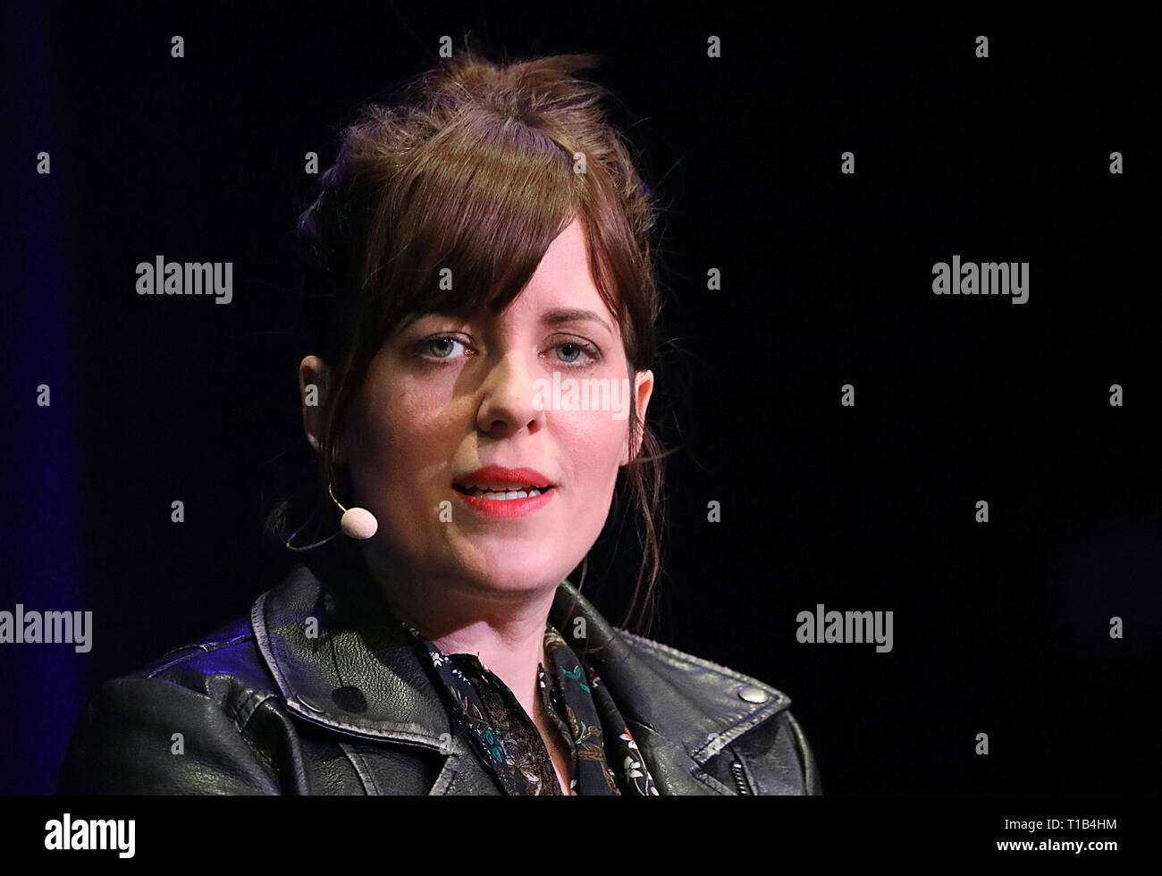 Cologne, Germany. 25th Mar 2019. Sarah Kuttner, TV presenter, author ...