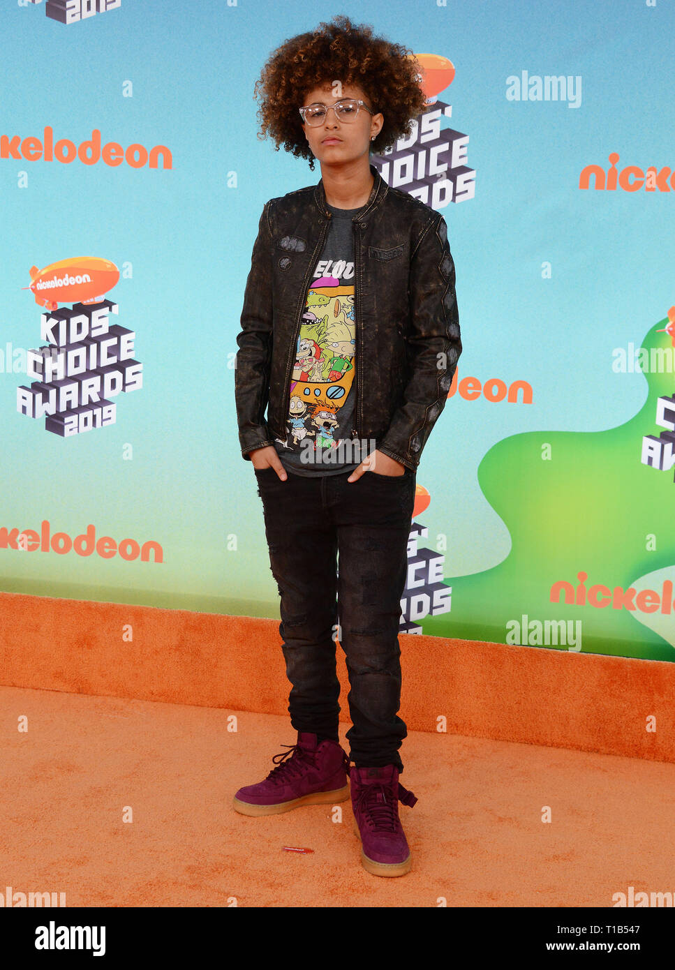 DJ Young 1 attends Nickelodeon s 2019 Kids' Choice Awards at Galen ...