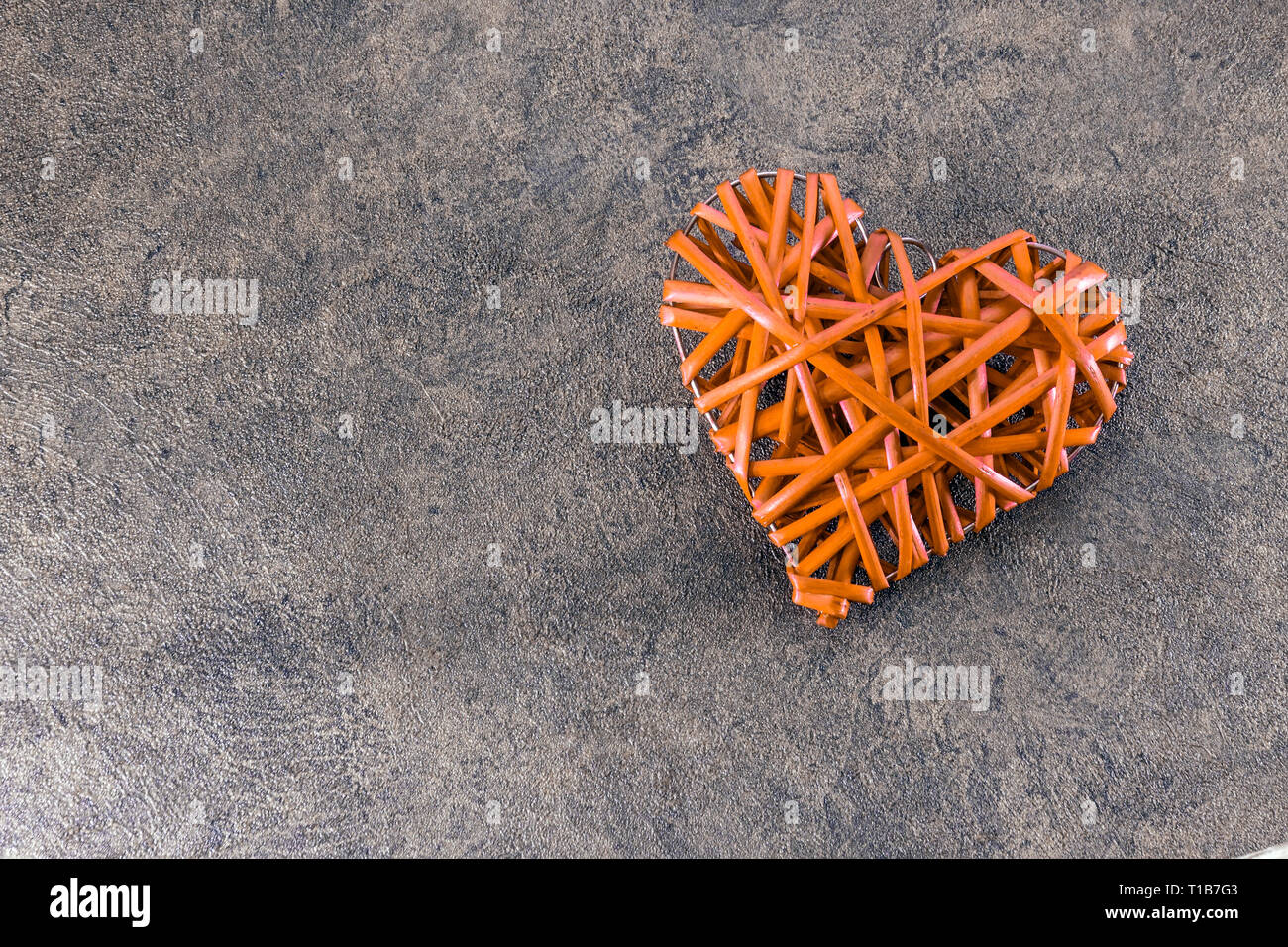 Heart shaped straw hi-res stock photography and images - Alamy
