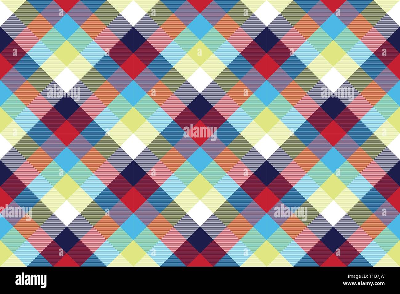 Tablecloth diagonal fabric texture seamless pattern. Vector ...