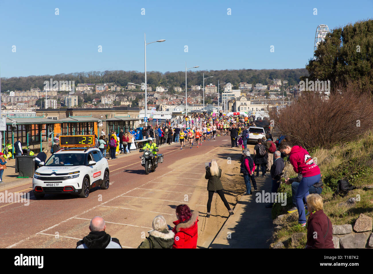 Weston Super half marathon Weston-super-Mare Somerset on Sunday 24th ...
