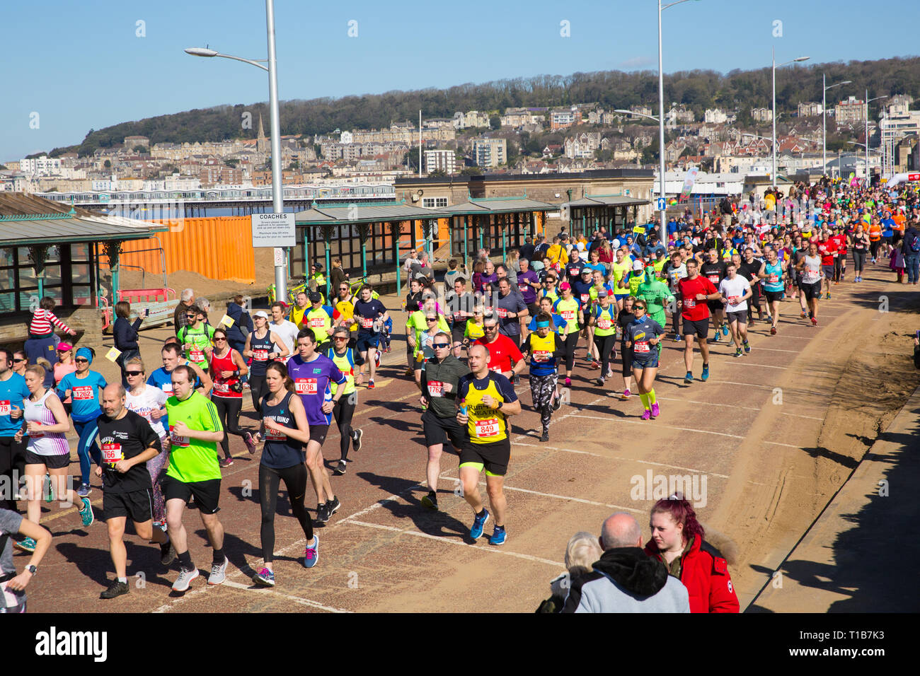 Weston Super half marathon Weston-super-Mare Somerset on Sunday 24th ...