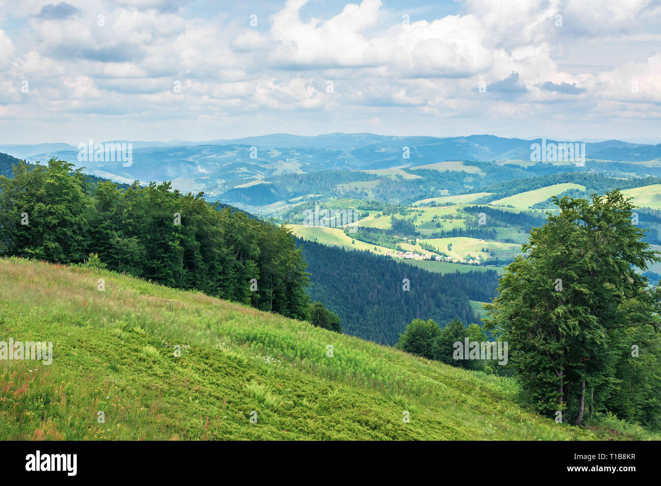 Beautiful hill dappled valley hi-res stock photography and images - Alamy