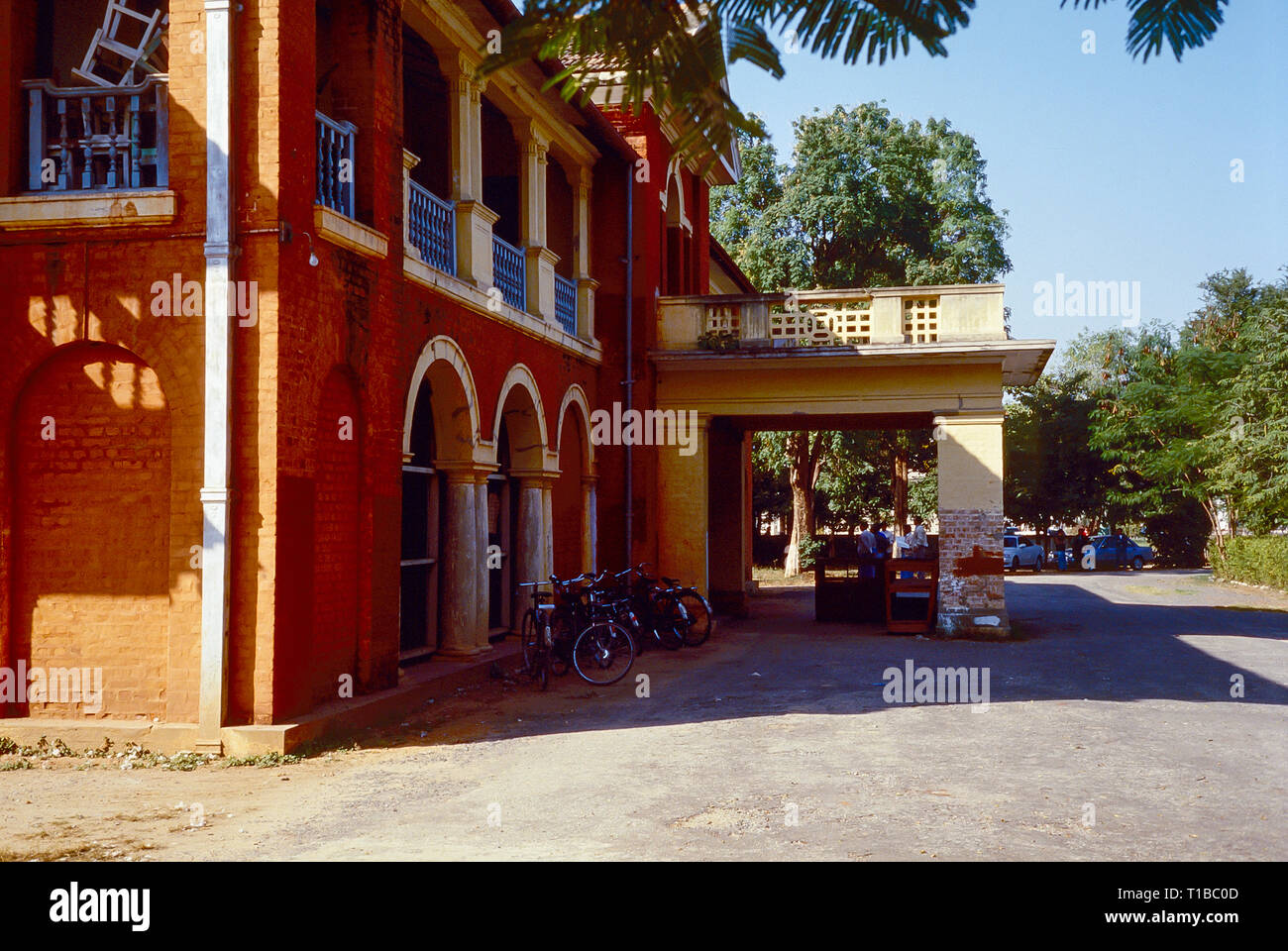 Myanmar [Burma] Colonial House from the days of the British colonial ...