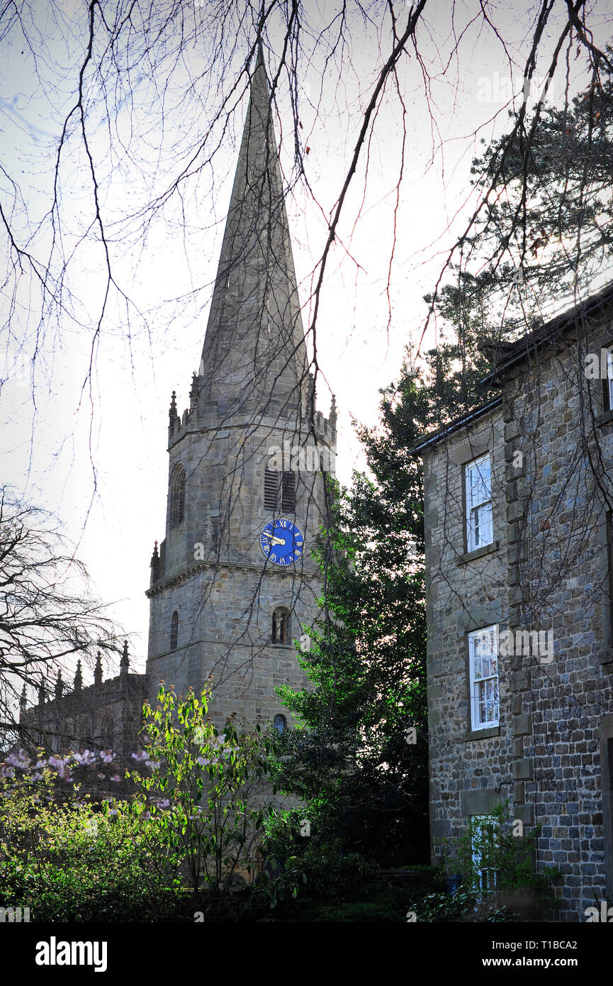St Mary's Church Masham North Yorkshire England UK Stock Photo - Alamy