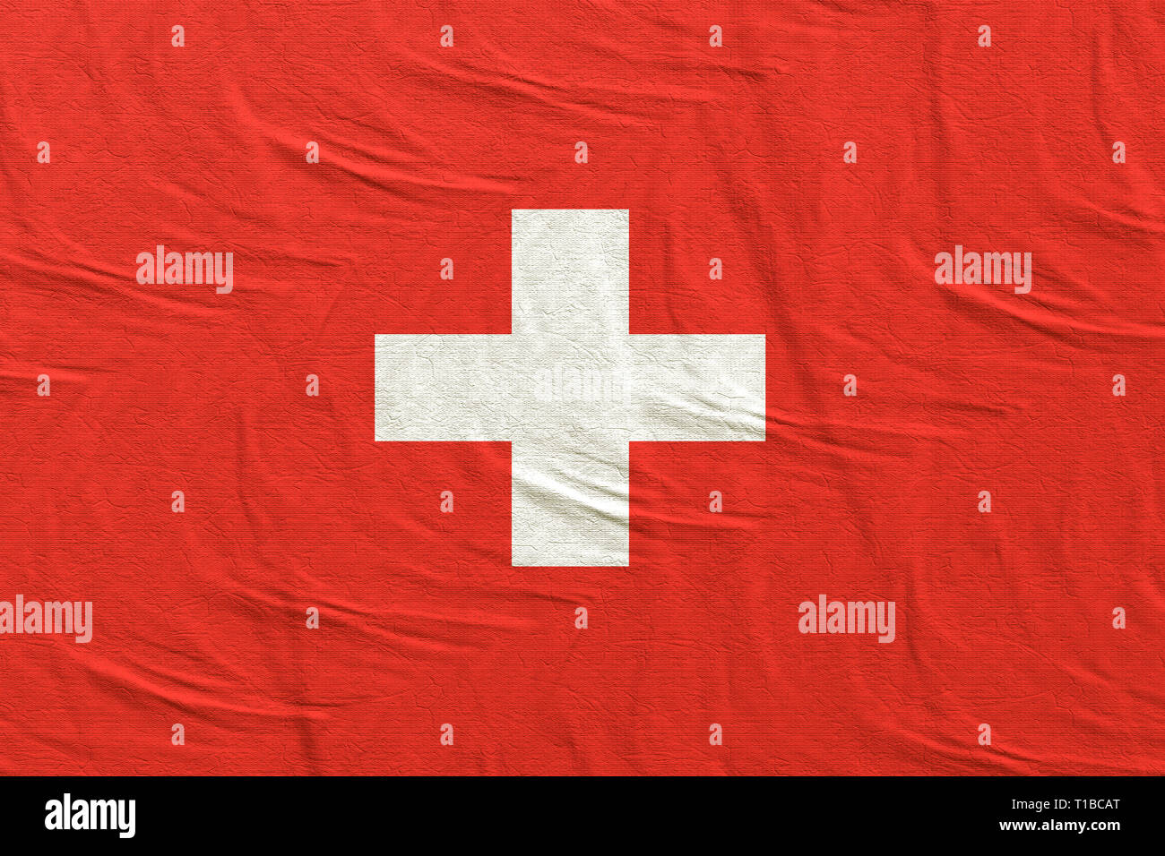 3d rendering of Switzerland flag Stock Photo - Alamy