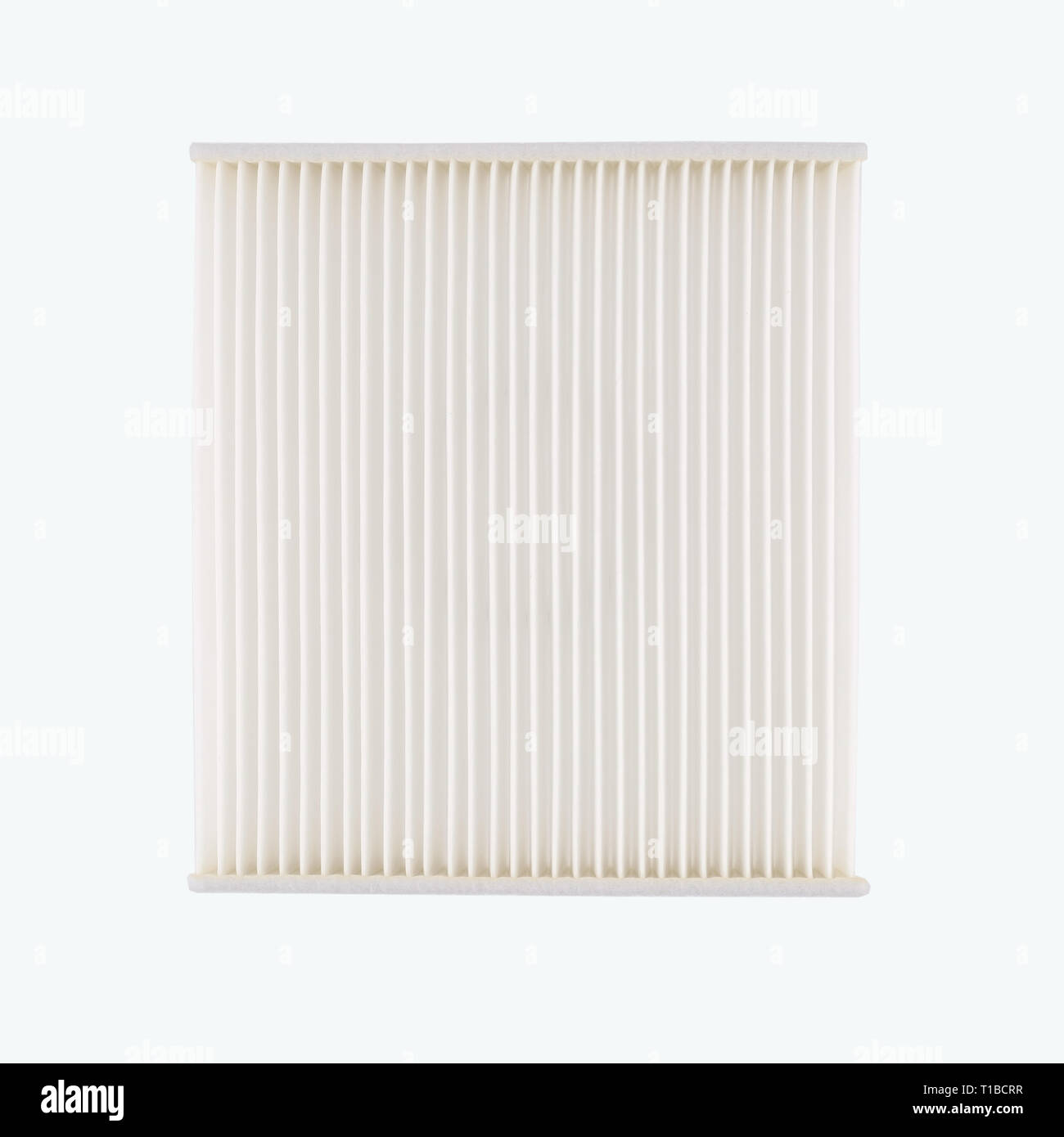 Air filter of salon car. Top view. Isolated on white background Stock ...