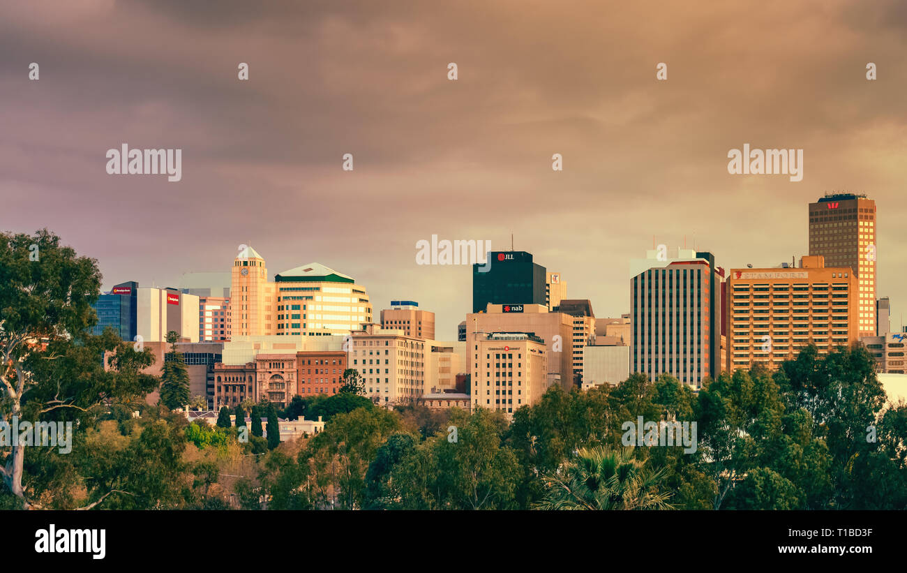 Adelaide city downtown australia hi-res stock photography and images ...