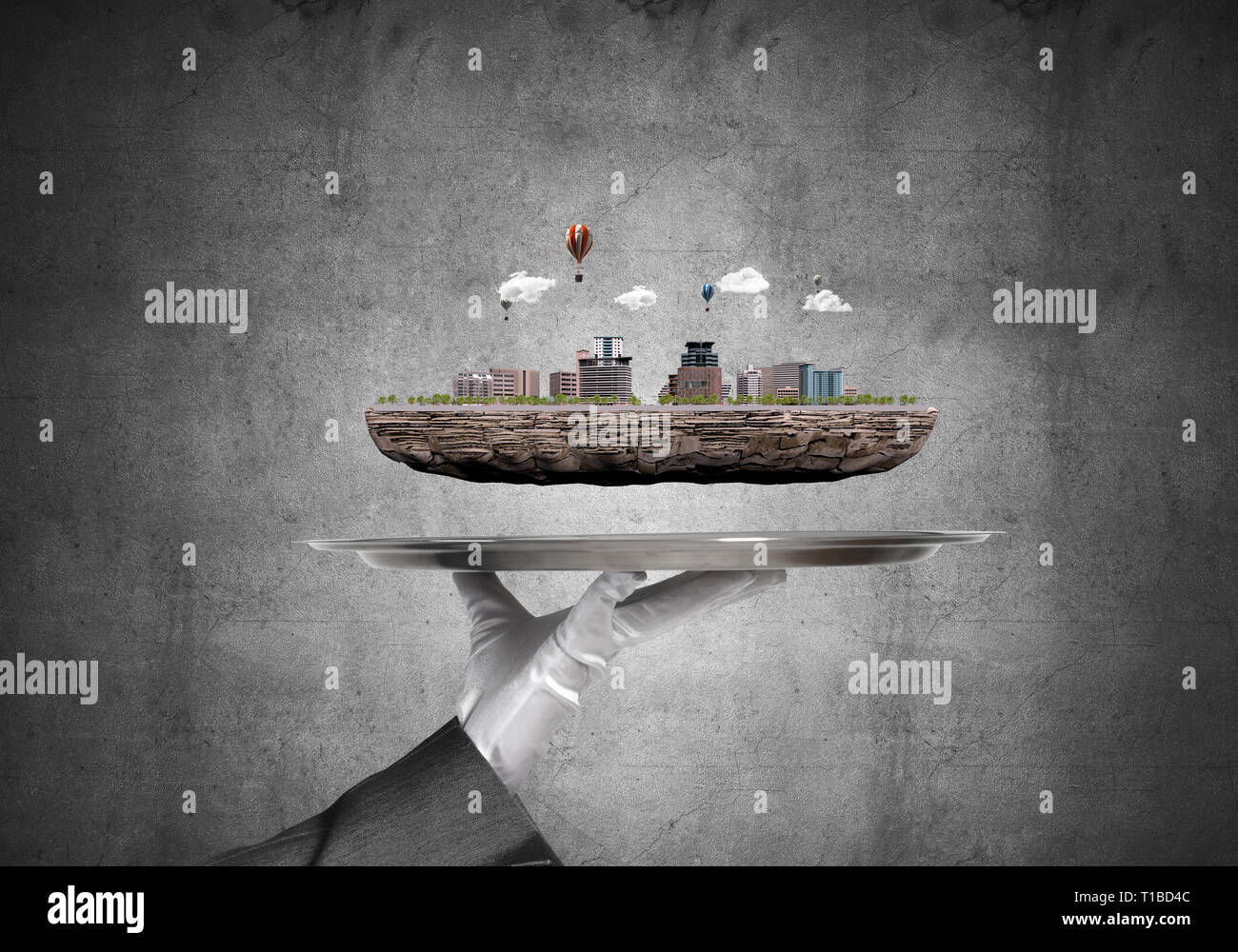 Concept of modern urban development Stock Photo - Alamy