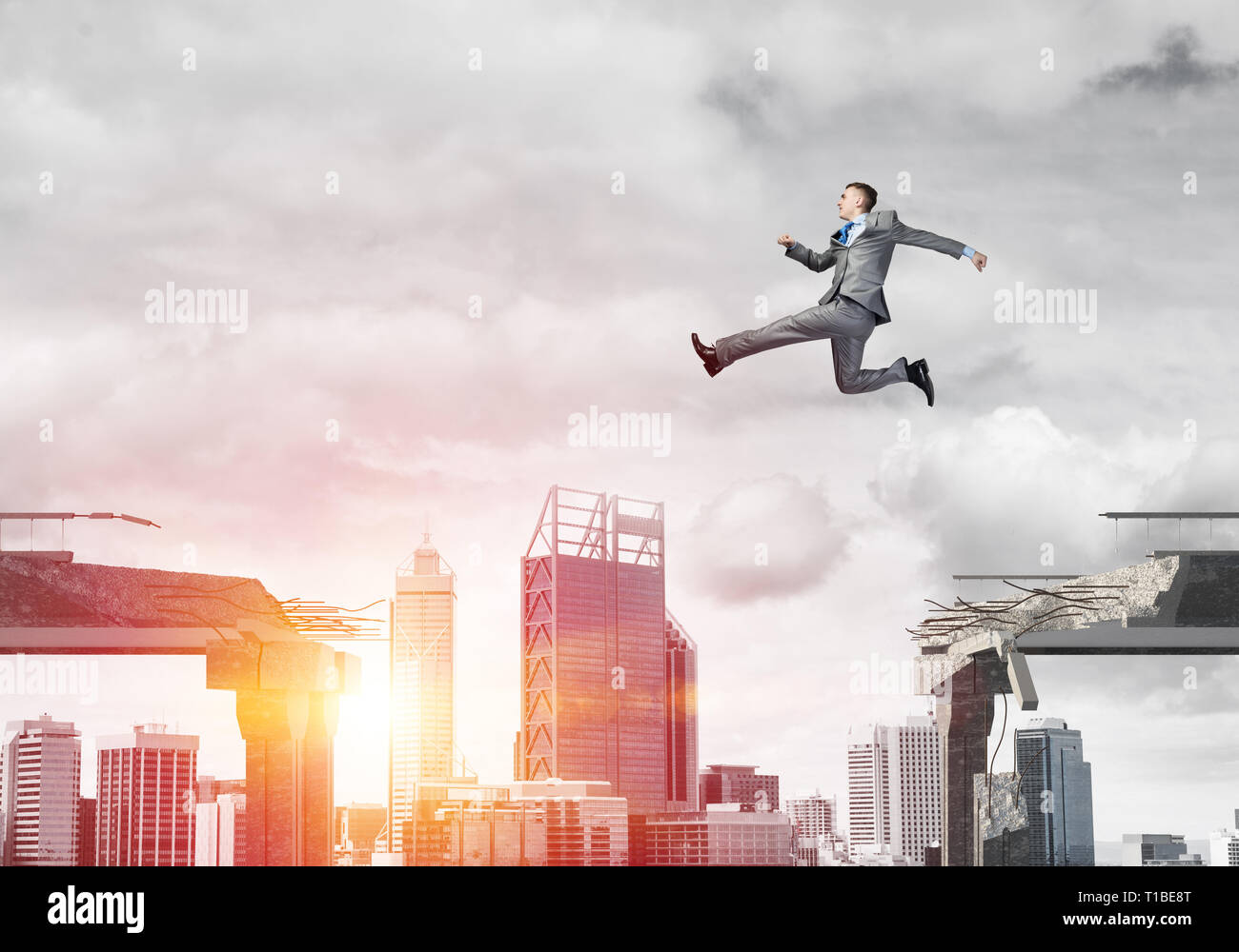 Overcoming height hi-res stock photography and images - Alamy