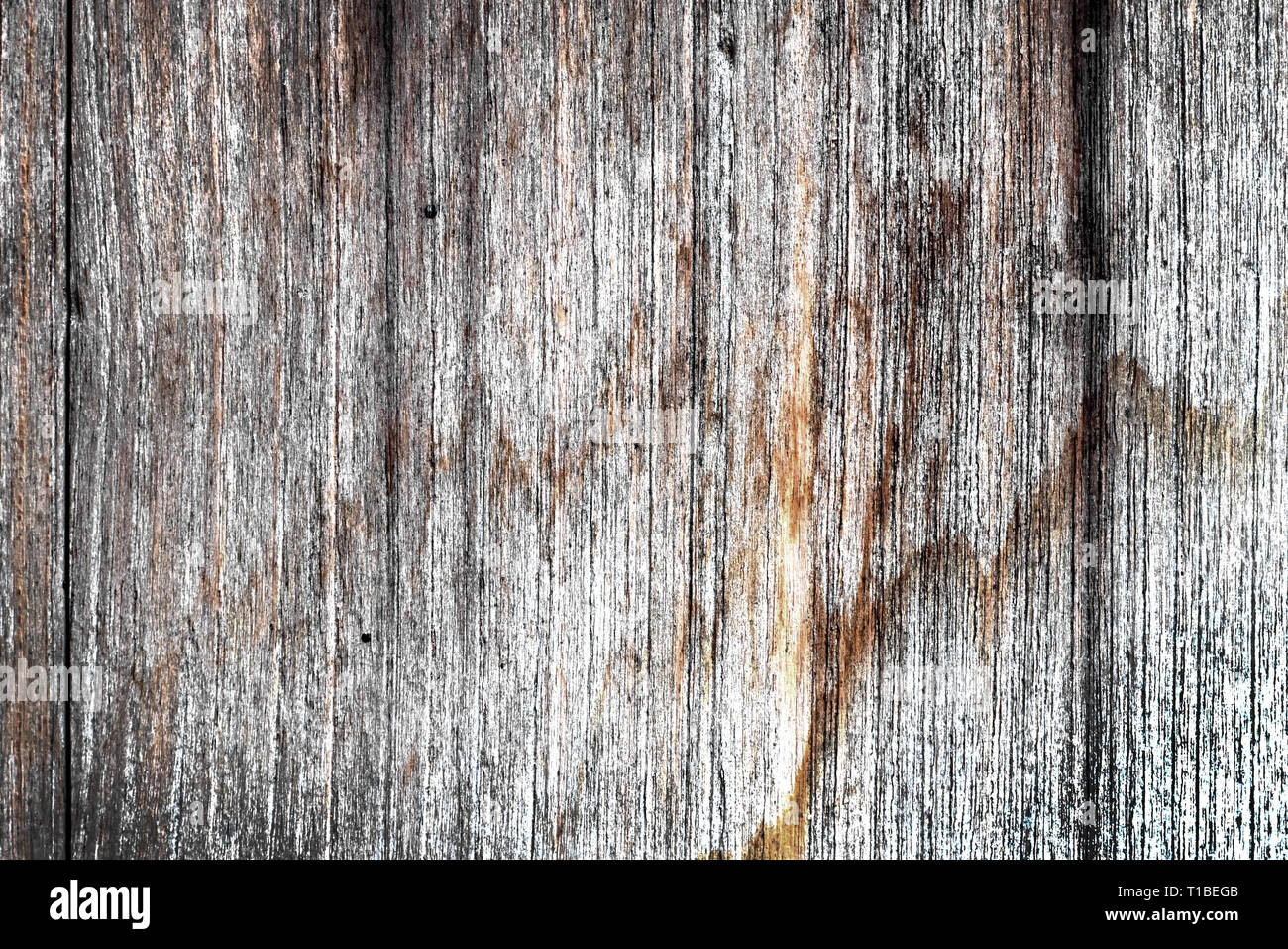 Grunge water stain pattern on old wood door frame, hardwood texture on ...