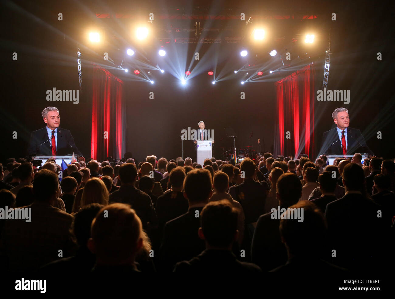 Robert Biedron. Election convention of Robert Biedron's party Wiosna ...