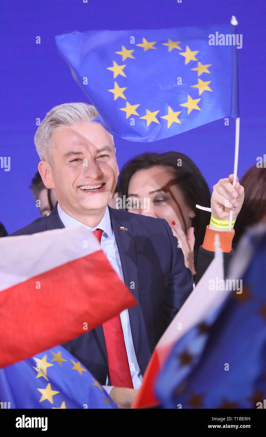 Robert Biedron. Election convention of Robert Biedron's party Wiosna ...