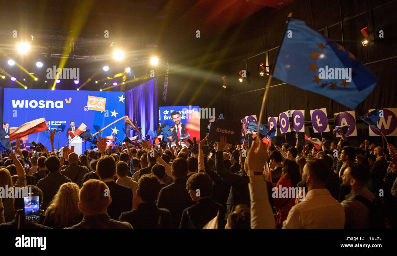 Krzysztof Smiszek Election convention of Robert Biedron's party Wiosna ...