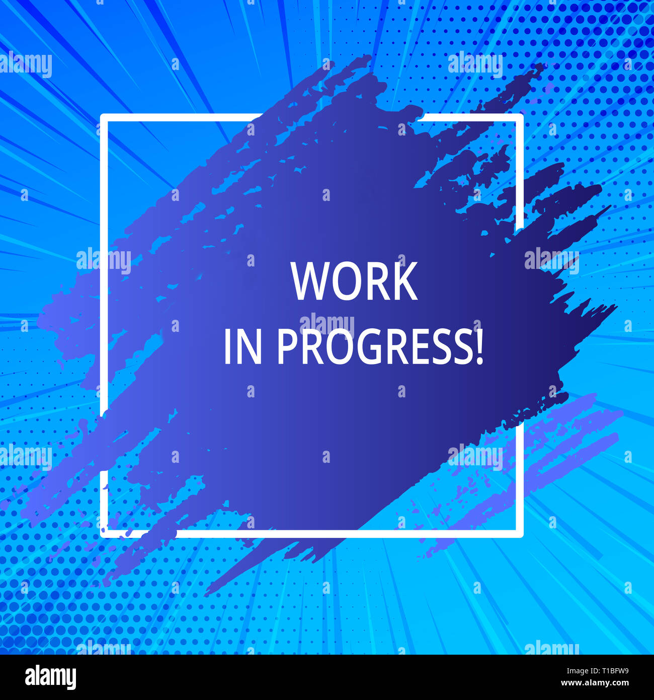 Paint in progress sign hi-res stock photography and images - Alamy