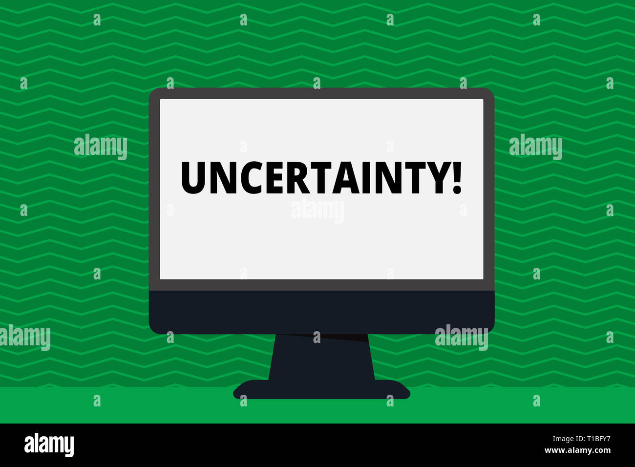 Writing note showing Uncertainty. Business concept for Unpredictability ...