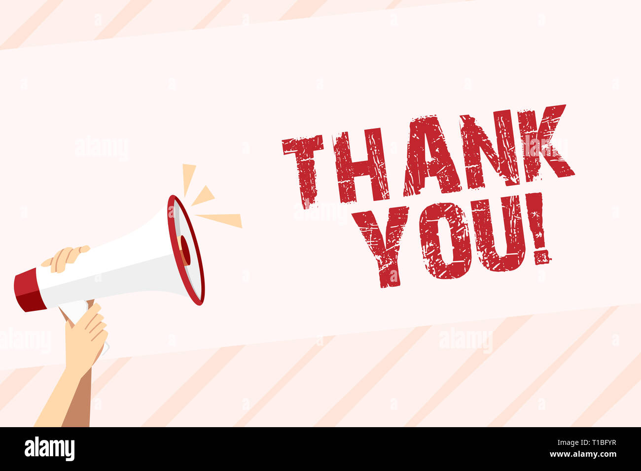 Conceptual hand writing showing Thank You. Concept meaning polite ...